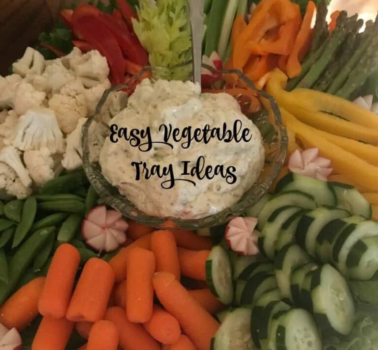 How to Make a Vegetable Tray - Plowing Through Life