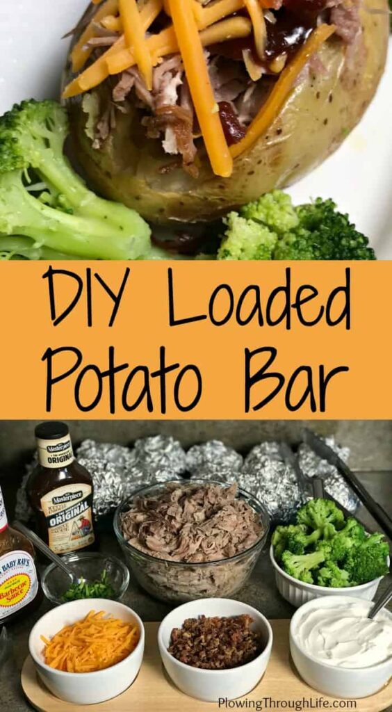 Loaded Baked Potato Bar - Plowing Through Life