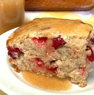 Cranberry Duff Cake - Plowing Through Life