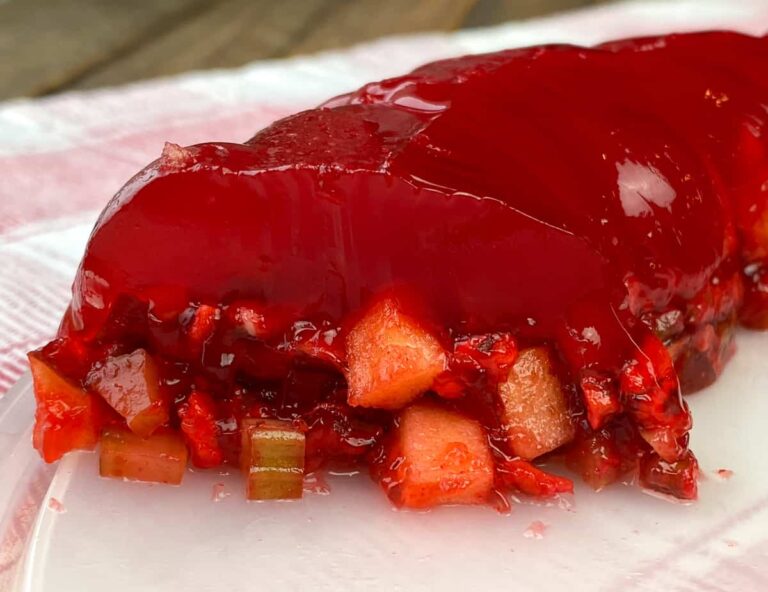 Red Jello Salad - Plowing Through Life