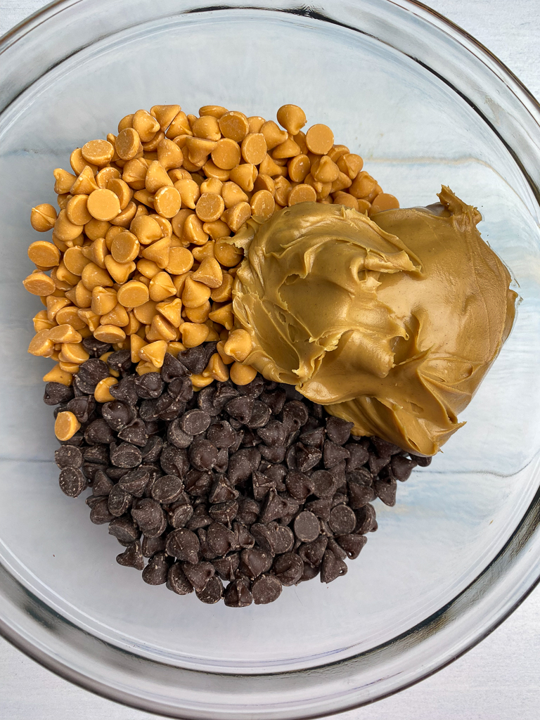 Chocolate Butterscotch Candy Clusters - Plowing Through Life