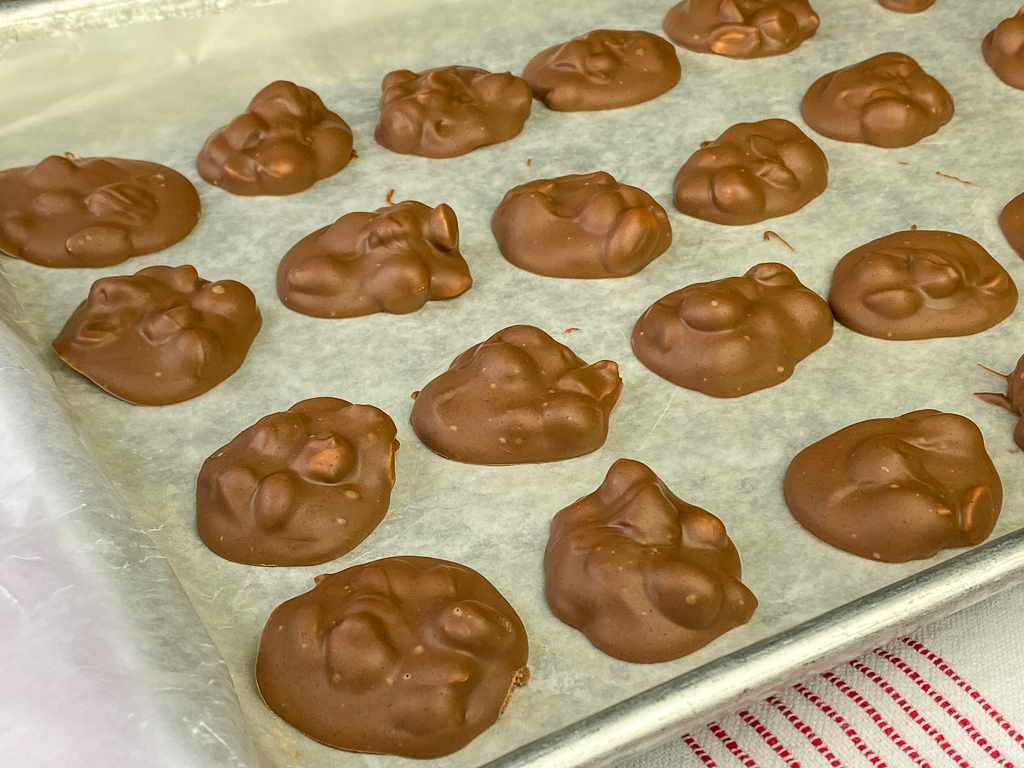 Chocolate Butterscotch Candy Clusters - Plowing Through Life