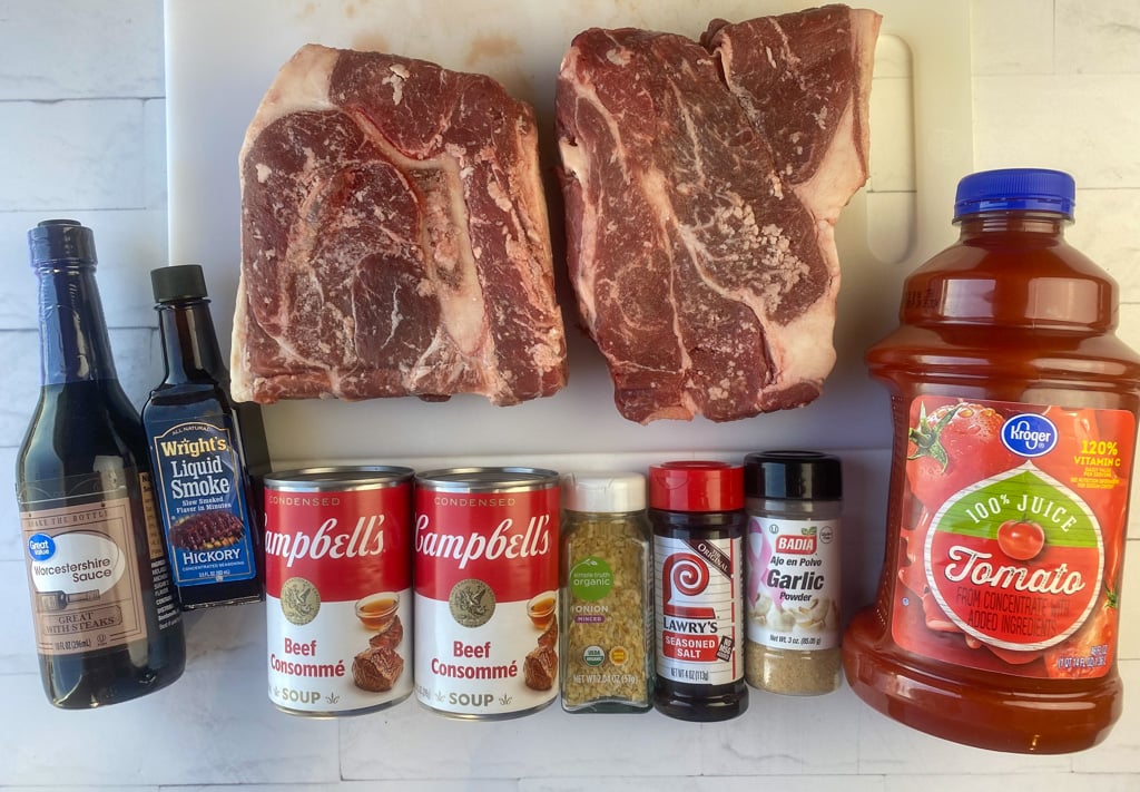Shredded Beef In A Roaster - Plowing Through Life