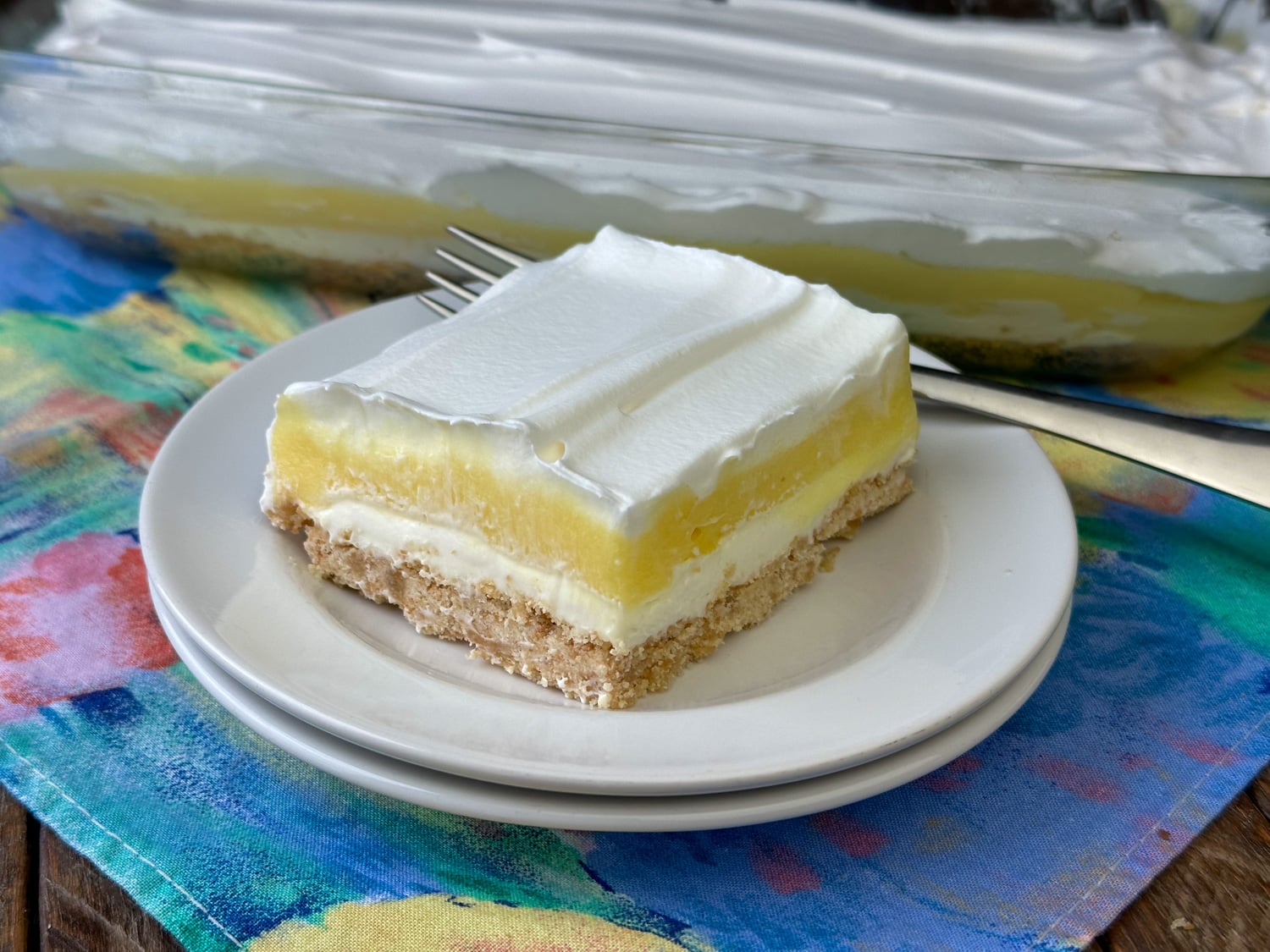 Banana Cream Dessert - Plowing Through Life