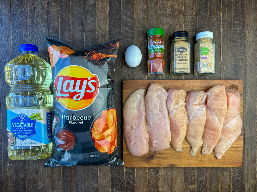 BBQ Chip Fried Chicken - Plowing Through Life