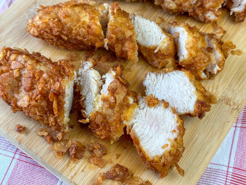 BBQ Chip Fried Chicken - Plowing Through Life