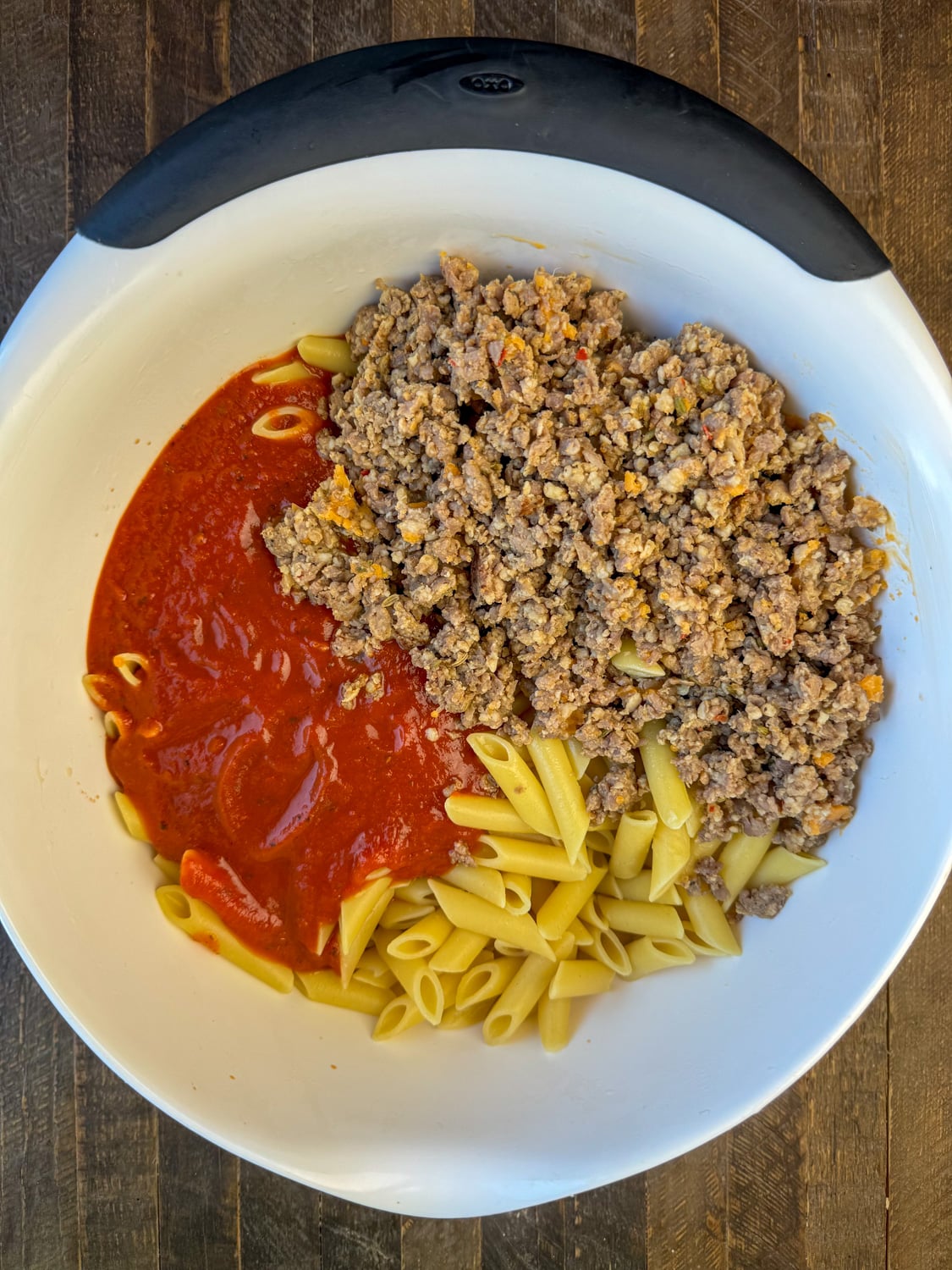 Baked Mostaccioli Pasta - Plowing Through Life