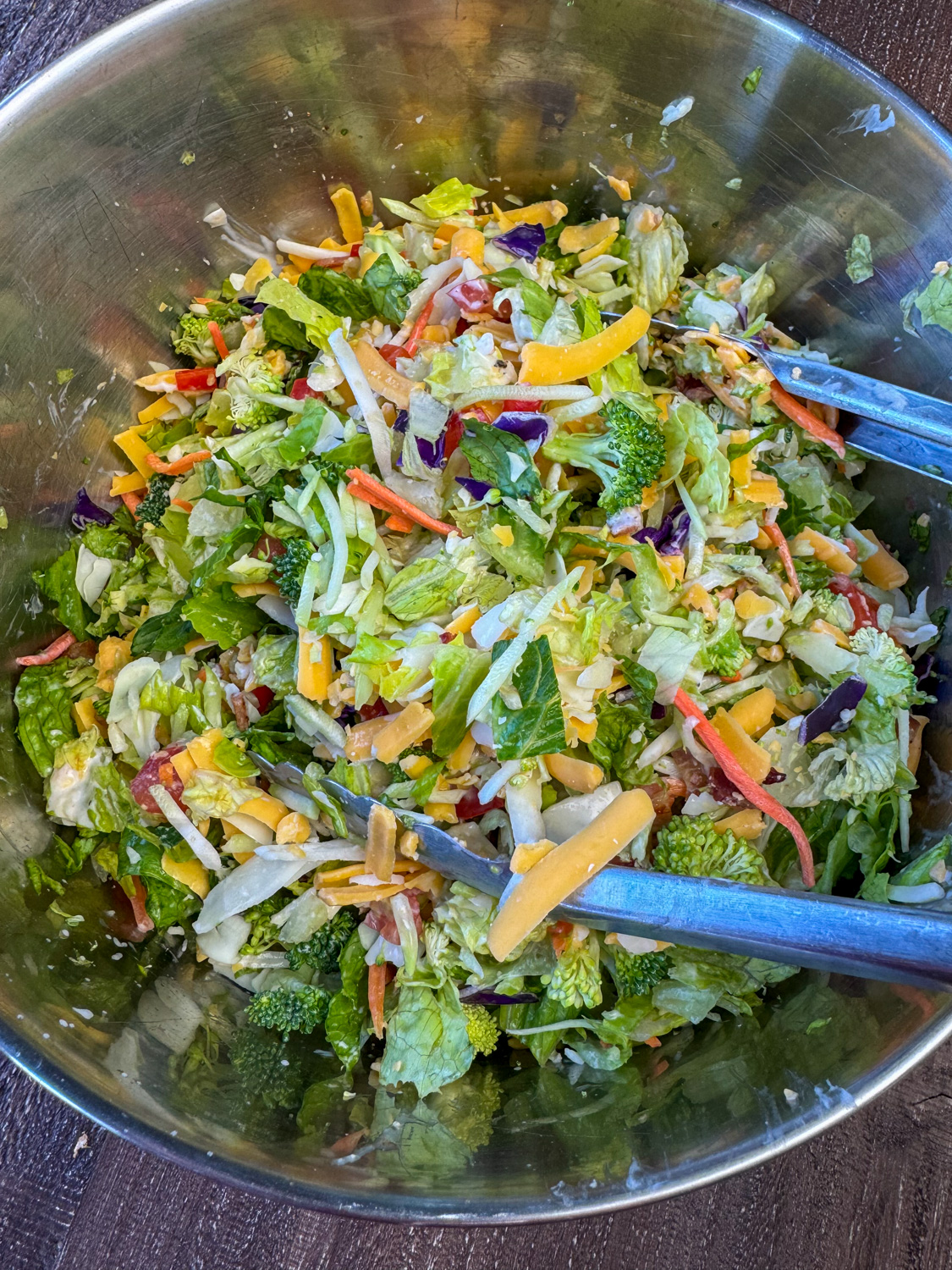 Easy Chopped Salad - Plowing Through Life