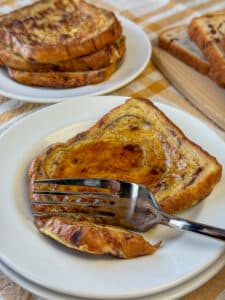 French Toast with Cinnamon Bread - Plowing Through Life