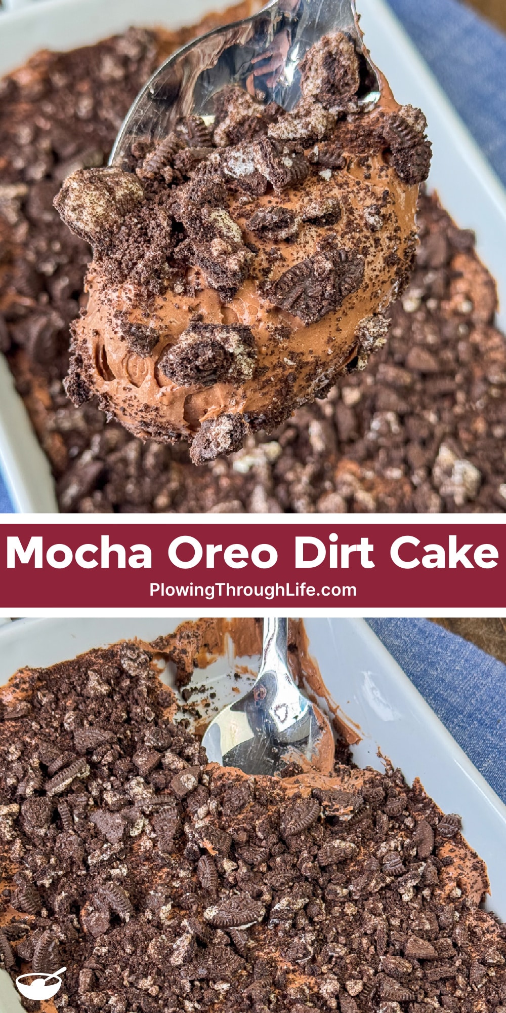 Mocha Oreo Dirt Cake - Plowing Through Life