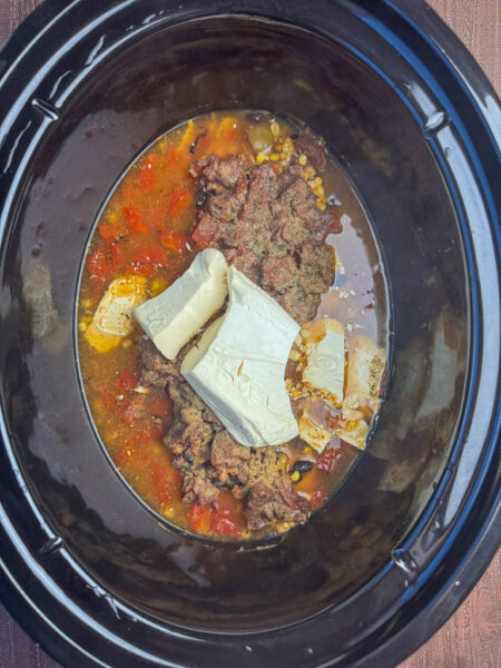 Slow Cooker Fiesta Chicken - Plowing Through Life