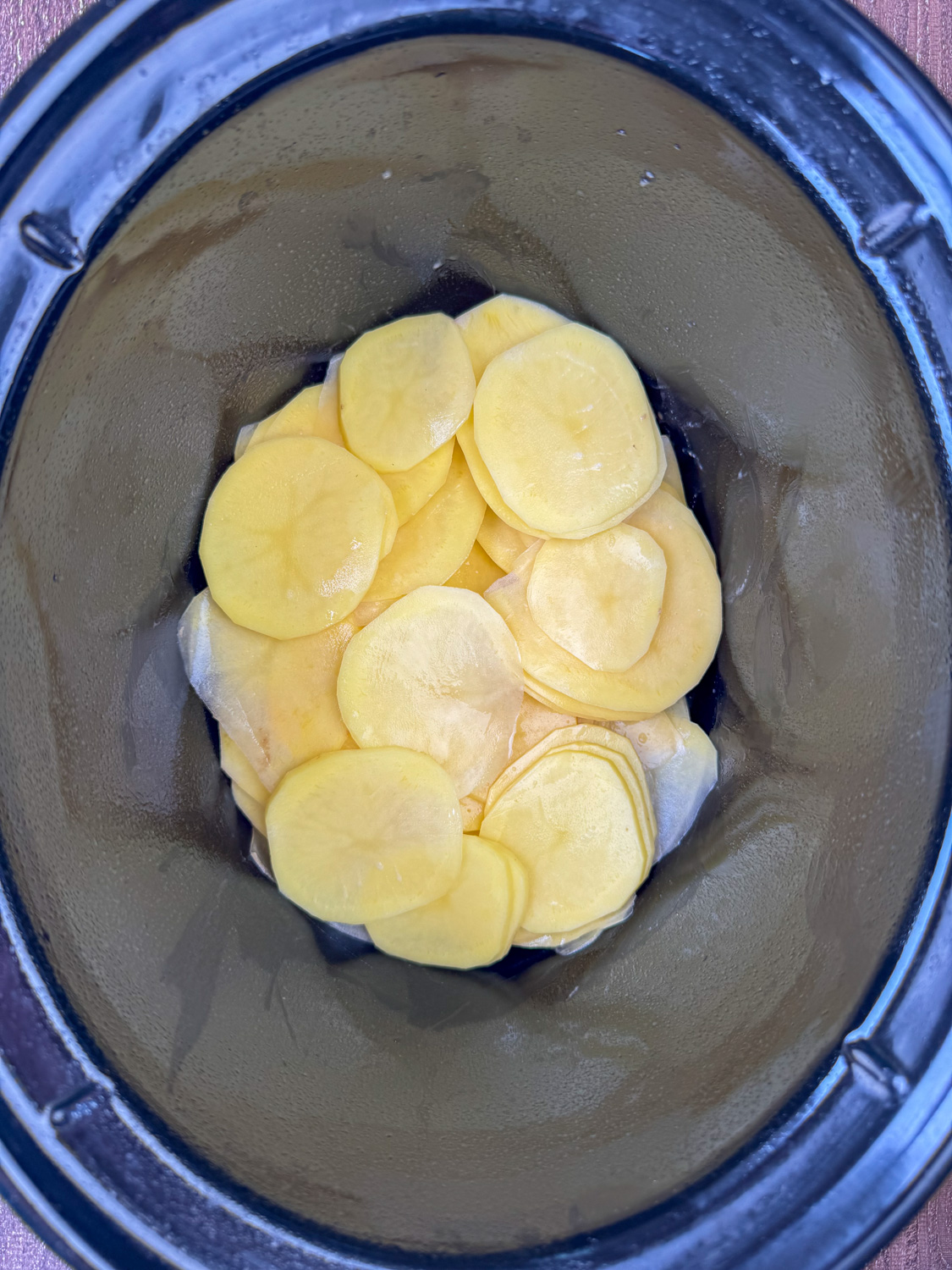Creamy Crock Pot Potatoes - Plowing Through Life