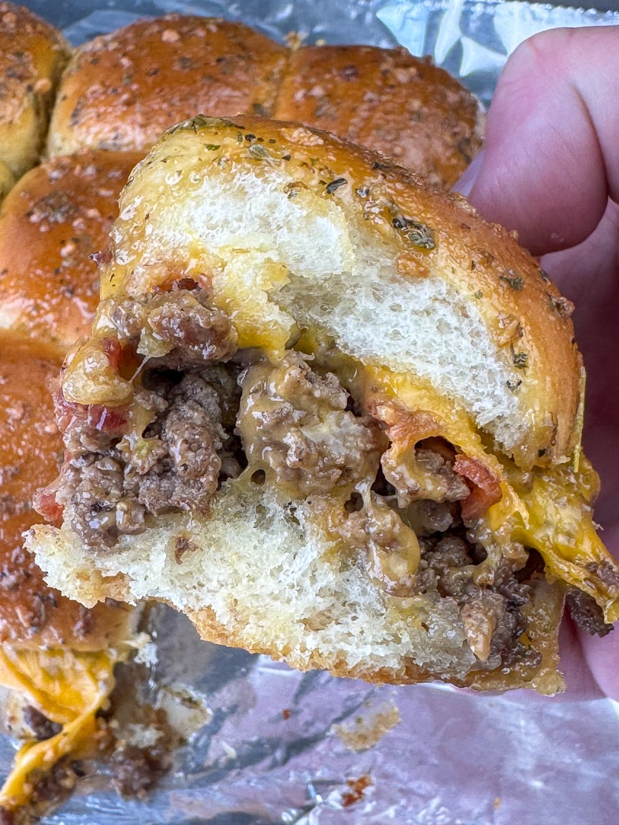 Bacon Cheeseburger Sliders - Plowing Through Life