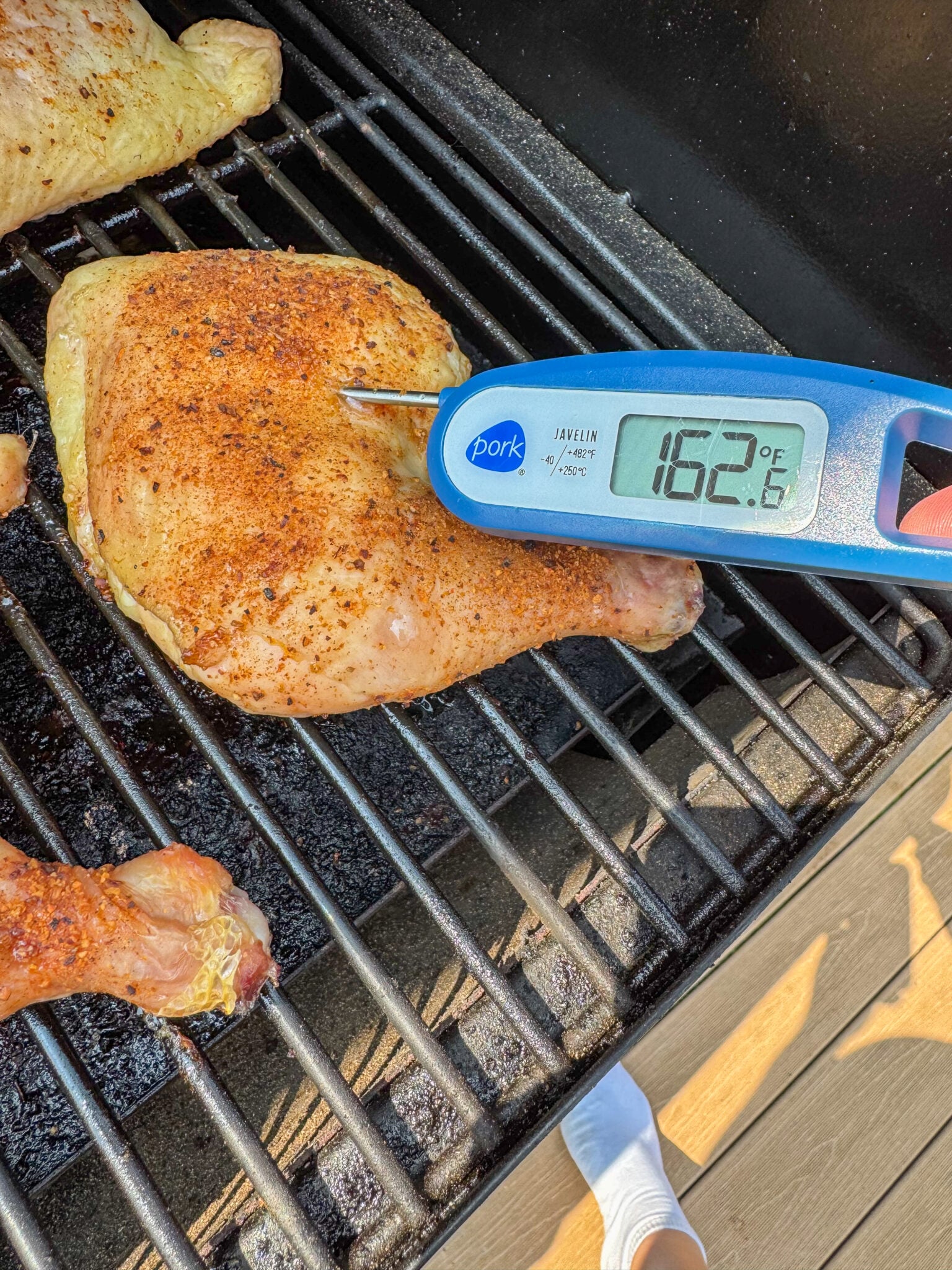Smoked Chicken Quarters - Plowing Through Life